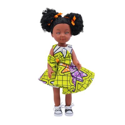 Cina Bambola nera da 12 pollici Vestiti da bambola africana realistici Bambole nero regalo per bambini in vendita