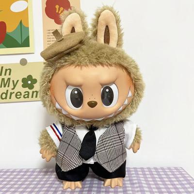 Cina Low MOQ Labubu doll cloth Sweater Toy Cloth Colorful Suit Set Labubu Cartoon Dress in vendita