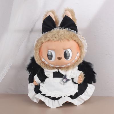 Cina Low MOQ Labubu doll cloth Sweater Toy Cloth Colorful Suit Set Labubu Cartoon Dress in vendita