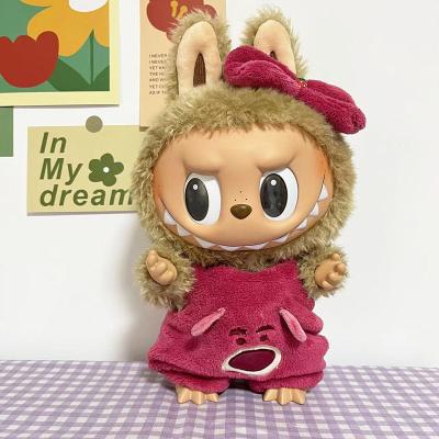 Cina Best Price Labubu doll cloth Sweater Toy Cloth Colorful Suit Set Labubu Cartoon Dress in vendita