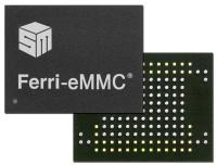 China Silicon Motion SM662GBF BFSS Ferri-eMMC SLC NAND Flash Memory IC 100-BGA 14x18 for sale