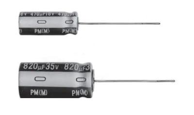 China UPM1V221MPD6 220 35v Electrolytic Capacitor Radial 220uf 35v 5000 Hrs for sale