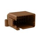 China Brown DIP Connector with Multiple Terminal Options and Copper Alloy Insulator Material Designed for Industrial Electronics for sale