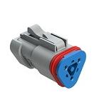 China Secure DIP Connector with Silicone Rubber Insulator and Copper Alloy Contacts Providing Connection in Harsh Environments for sale