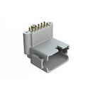 China Durable DIP Connector with Copper Alloy Contacts and Robust Metal Shell Designed for Through Hole Mounting in Various Electronic Equipment for sale
