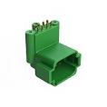 China Durable DIP Connector featuring green color and various terminal options suitable for in wide temperature environments for sale