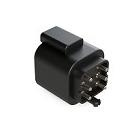 China Durable DIP Connector featuring black color and metal shell suitable for extreme temperature ranges from minus 55 to plus 125 degrees Celsius for sale