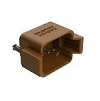 China Brown DIP Connector with various terminal configurations and metal shell designed for operation in extreme temperature ranges for sale