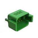 China Durable DIP Connector featuring green color thermoplastic shell and various terminal options for electronic connections for sale
