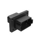 China Thermoplastic shell DIP Connector with black color various terminal types and operating temperature range minus 55 to plus 125 degrees Celsius for sale