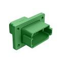 China Green DIP Connector with thermoplastic shell multiple terminal options and operating temperature minus 55 to plus 125 degrees Celsius for sale