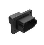 China Black thermoplastic DIP Connector offering multiple terminal types and capable of operating between minus 55 and plus 125 degrees Celsius for sale