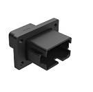 China Black thermoplastic DIP Connector with versatile terminal options suitable for operating temperatures from minus 55 to plus 125 degrees Celsius for sale