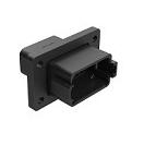 China Thermoplastic shell DIP Connector available in black color supporting multiple terminal types for versatile electronic applications for sale