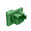 China Green thermoplastic DIP Connector featuring various terminal types engineered for stable performance in extreme temperature conditions for sale