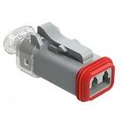 China Versatile DIP Connector featuring gray thermoplastic shell suitable for operating temperatures ranging from minus 55 to plus 125 degrees Celsius for sale