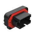 China Versatile DIP Connector available in various terminal configurations and black thermoplastic shell for enhanced durability for sale