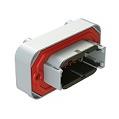 China Thermoplastic shell DIP Connector available in gray with terminal options designed for performance in harsh temperature conditions for sale