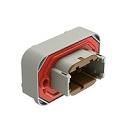 China Durable DIP Connector featuring gray color thermoplastic shell and multiple terminal options designed for electronic connections for sale