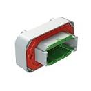 China thermoplastic DIP Connector available in various terminal types designed for operating temperature range minus 55 to plus 125 degrees Celsius for sale