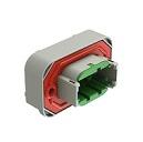 China DIP Connector featuring gray color thermoplastic shell designed for temperature conditions from minus 55 to plus 125 degrees Celsius for sale
