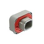 China Gray DIP Connector with thermoplastic housing and diverse terminal configurations designed for performance in extreme temperature conditions for sale