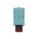 China Red Plastic Shell DIP Connector ROHS Certified 100 Pcs Min Order Multiple Terminal Options for sale