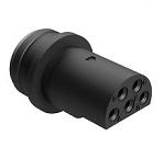 China thermoplastic shell DIP Connector with various terminal options engineered for operating temperature range minus 40 to plus 105 degrees Celsius for sale
