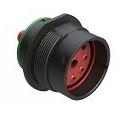 China Black thermoplastic housing DIP Connector with various terminal types supporting operating temperatures minus 55 to plus 125 degrees Celsius for sale