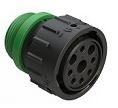 China DIP Connector with black thermoplastic housing multiple terminal types operating temperature range minus 55 to plus 125 degrees Celsius for sale