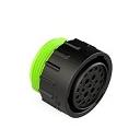 China DIP Connector with black thermoplastic housing and diverse terminal configurations tested for in harsh temperature conditions for sale