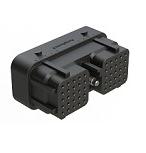 China Thermoplastic DIP Connector with black housing and multiple terminal options providing electrical connections for industrial for sale