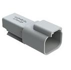 China DIP Connector featuring grey thermoplastic housing and various terminal types designed for secure and electronic connections for sale