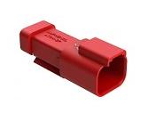 China Red thermoplastic DIP Connector with multiple terminal types engineered for performance across wide temperature ranges for sale