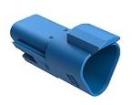 China Durable DIP Connector with Blue Thermoplastic Housing and Various Terminal Types Engineered for in Harsh Temperature Environments for sale