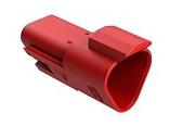 China Thermoplastic DIP Connector offering a variety of terminal types and color coded red for easy identification and performance for sale