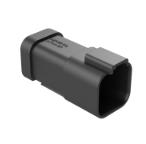 China DIP Connector Polyamide Housing -55°C to +125°C Black AT04-6P-EP14 for sale