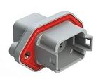 China DIP Connector featuring grey thermoplastic housing and various terminal options designed for wide temperature applications for sale