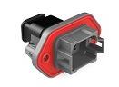 China Grey thermoplastic housing DIP Connector with multiple terminal types and operating temperature range minus 55 to plus 125 degrees Celsius for sale