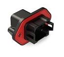 China DIP Connector featuring black thermoplastic housing and multiple terminal options engineered for in wide temperature ranges for sale