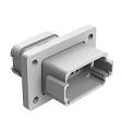 China Thermoplastic DIP Connector with Grey Color and Various Terminal Configurations Suitable for in Harsh Temperature Conditions for sale