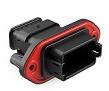 China Thermoplastic DIP Connector with multiple terminal options designed to operate in temperature range minus 55 to plus 125 degrees Celsius for sale