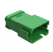 China Green Thermoplastic Housing DIP Connector Featuring Multiple Terminal Types for Performance in Wide Temperature Range Applications for sale