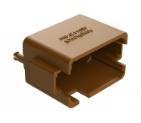 China Brown thermoplastic DIP Connector offering a variety of terminal types and capable of operating between minus 55 and plus 125 degrees Celsius for sale