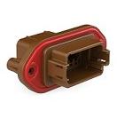 China Durable DIP Connector Featuring Brown Thermoplastic Housing and Operating Temperature Range Suitable for Harsh Conditions for sale