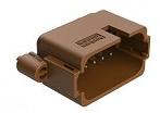 China Durable DIP Connector Featuring Brown Thermoplastic Housing and Various Terminal Types Supporting Extreme Operating Temperatures for sale