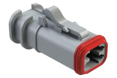 China Genuine AT06-4S-OMGRY Rectangular Female Cable Connector with Premium Insulation Material for reliable cable wiring and electronic circuit connection for sale