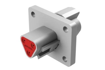 China Genuine Amphenol AT04-3P-L012 Male Receptacle, Rectangular Connector for automotive wiring harness and circuit connection applications for sale