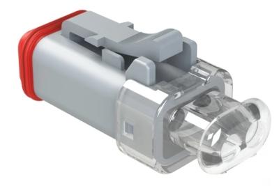China Amphenol AT06-2S-LED1201 Female Cable Connector with reliable ingress protection, ideal for integrated circuit and automotive wiring applications for sale