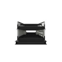 China Metal Woven Horizontal Vibrating Screen With Solid Construction for sale